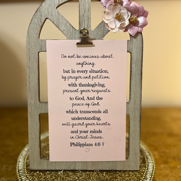 Accents | Faith Scripture Frame Home Decor | Poshmark